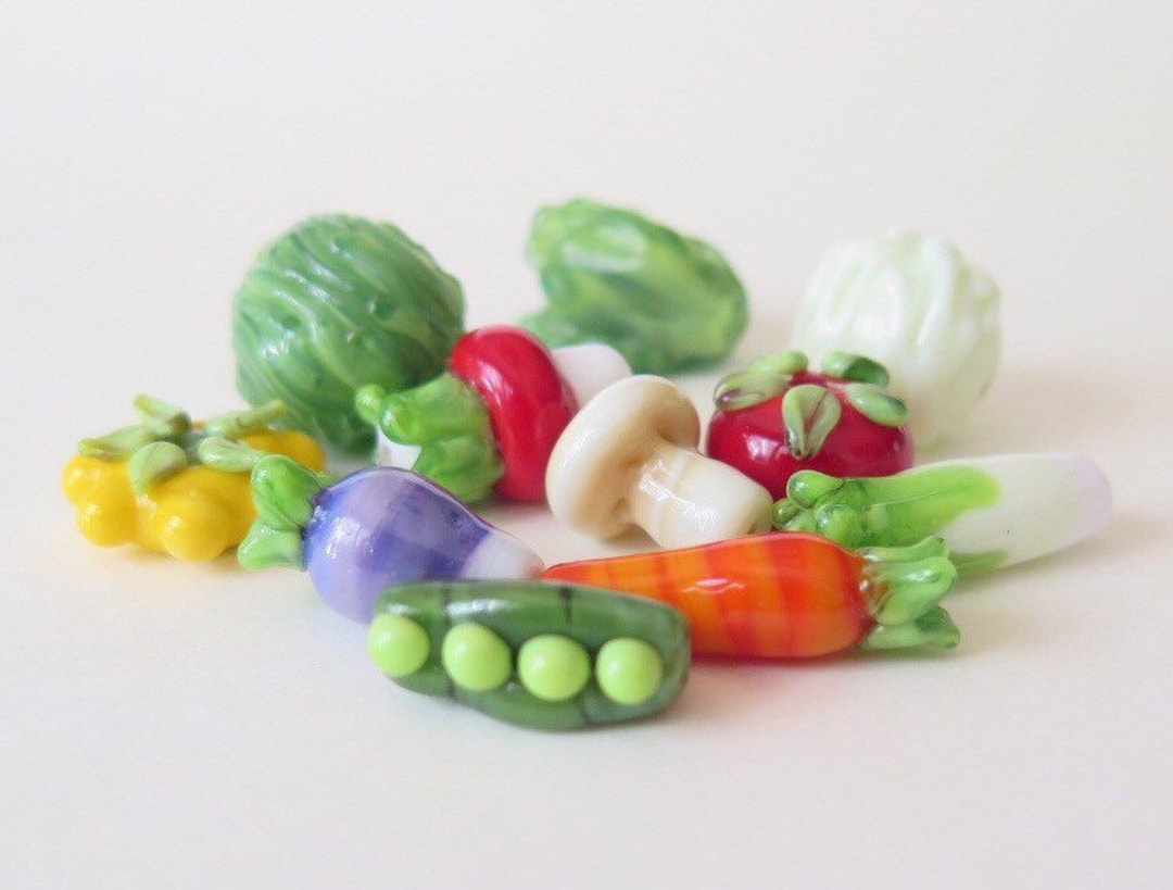 Custom Made Veggie Beads. You Pick - Etsy