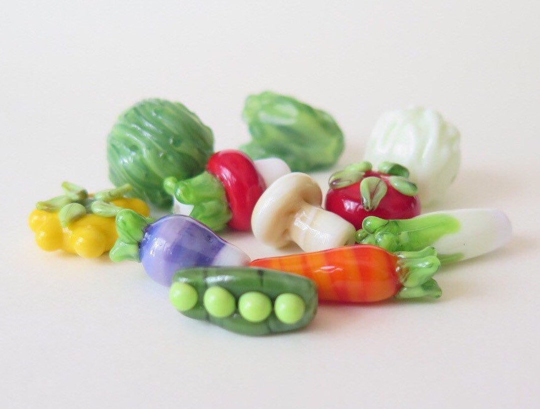 Veggie Soup! Set of 10 Beads - Etsy