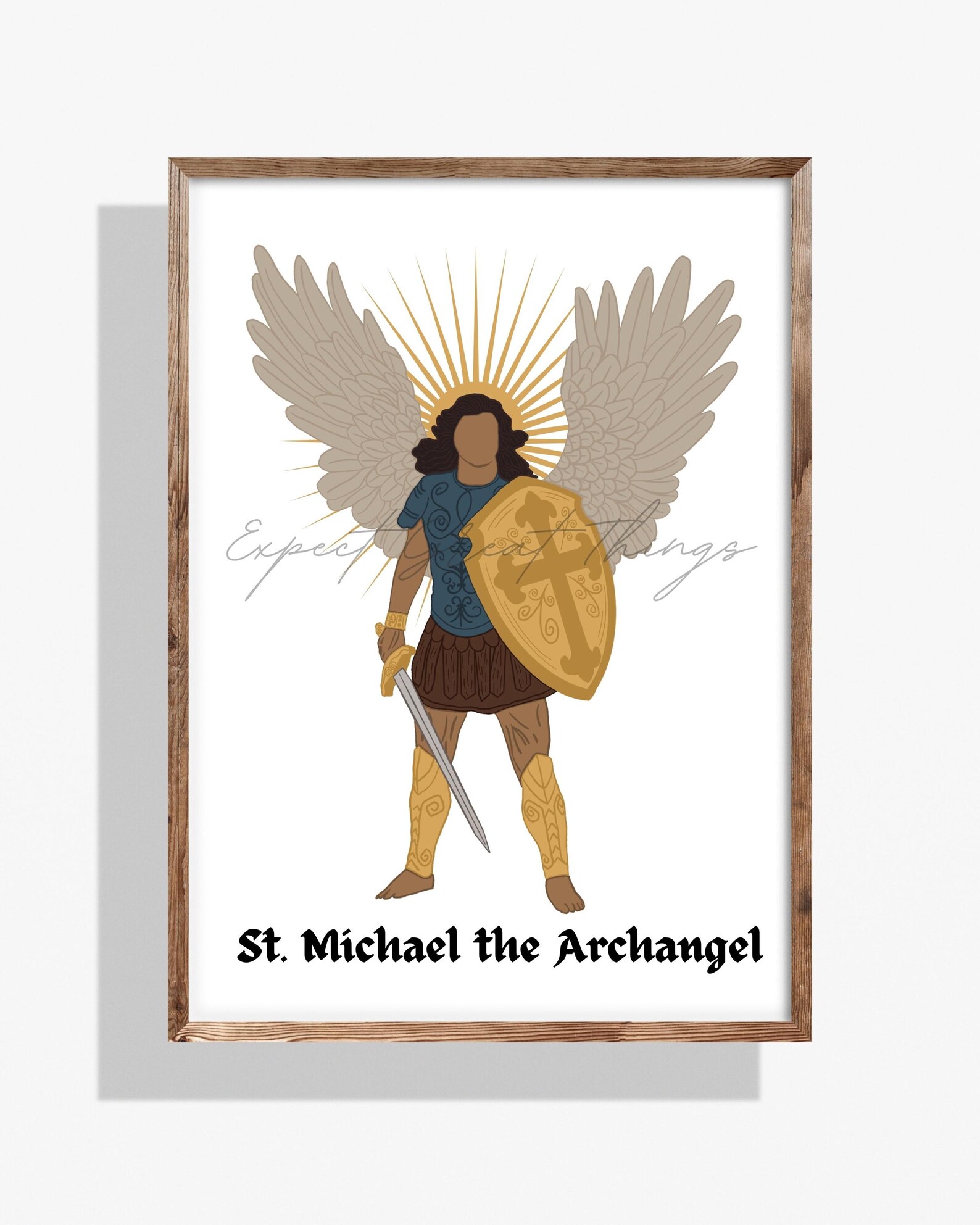 DIGITAL DOWNLOAD - St Michael the Archangel - Etsy