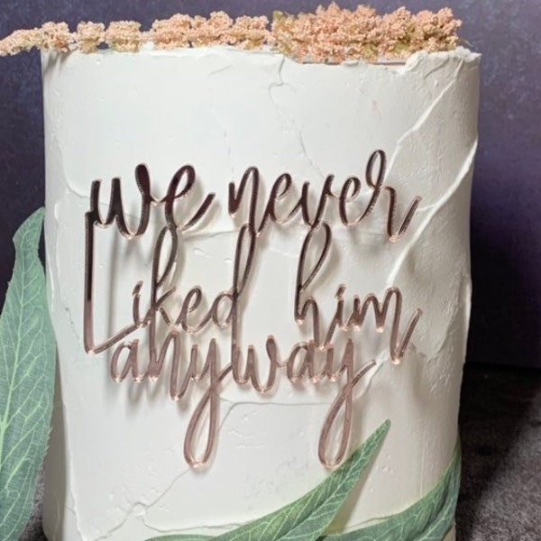 Word Party Cake Topper - Etsy