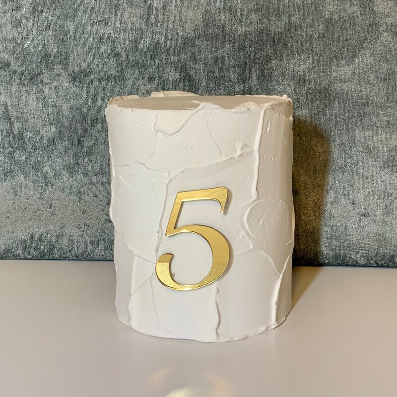 Large Acrylic Cake Letter - Etsy