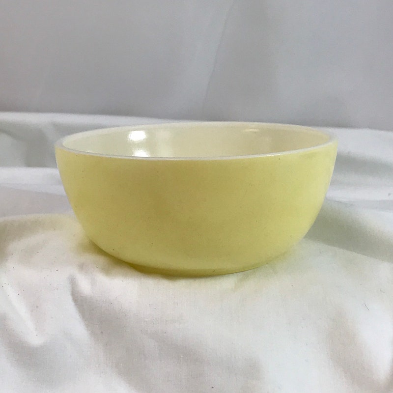 Yellow Milk Glass - Etsy