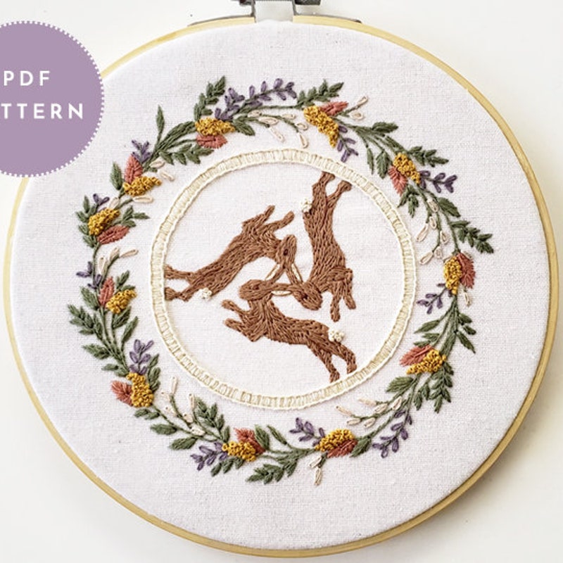 Celtic Hand Embroidery Pattern - Etsy