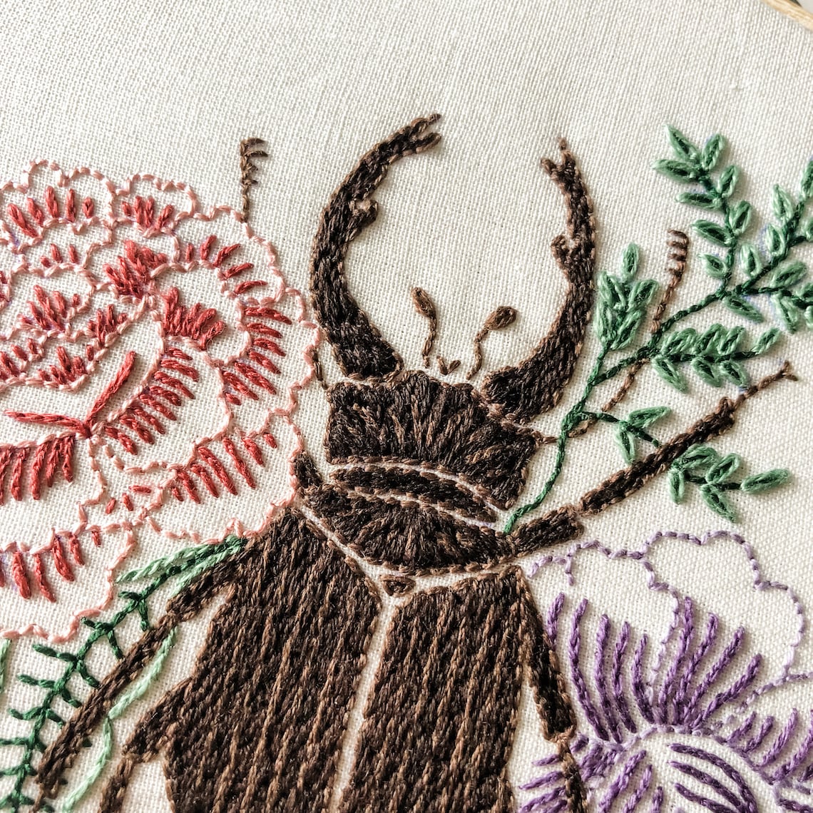 PDF Pattern victorian Stag Beetle Witchy - Etsy