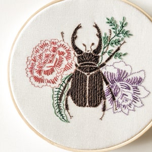 PDF Pattern "victorian Stag Beetle" | Witchy Embroidery, Weird ...