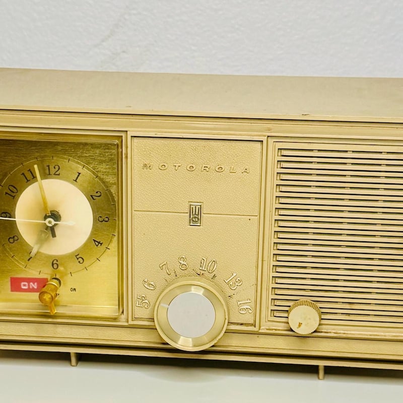 50s Radio Clock - Etsy