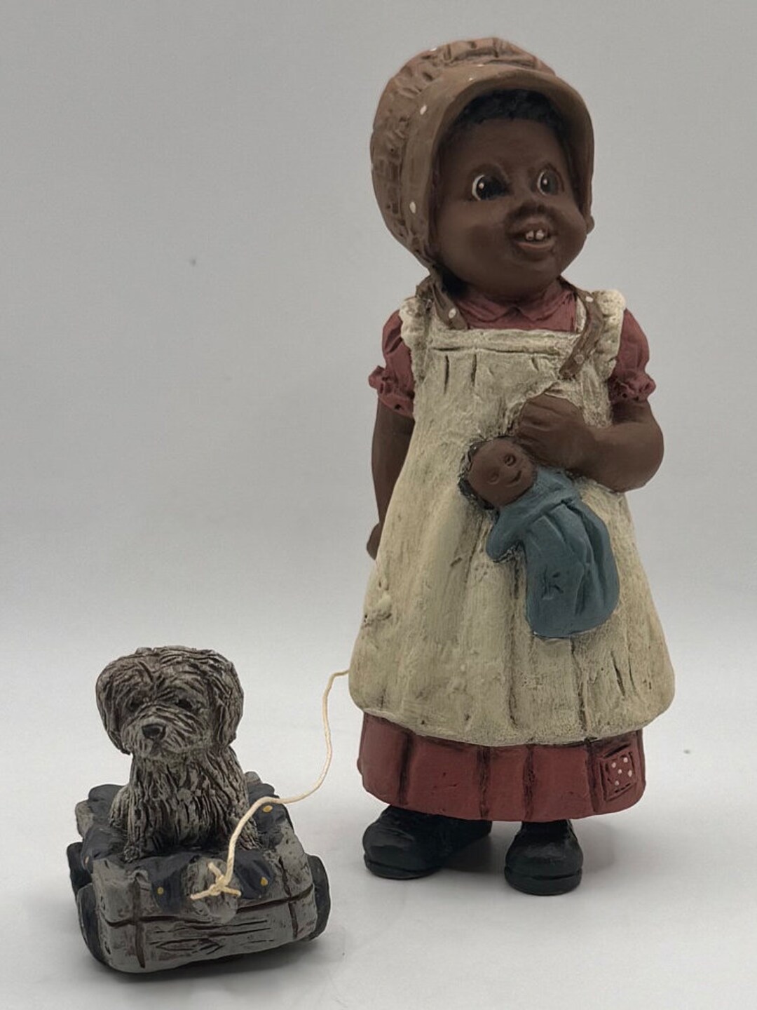 Vintage Miss Martha Holcomb All Gods Children African American BONNIE & BUTTONS. Little Girl ...
