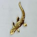 Sparkly Lizard Brooch – Rhinestone Gecko Pin With Black & Clear ...