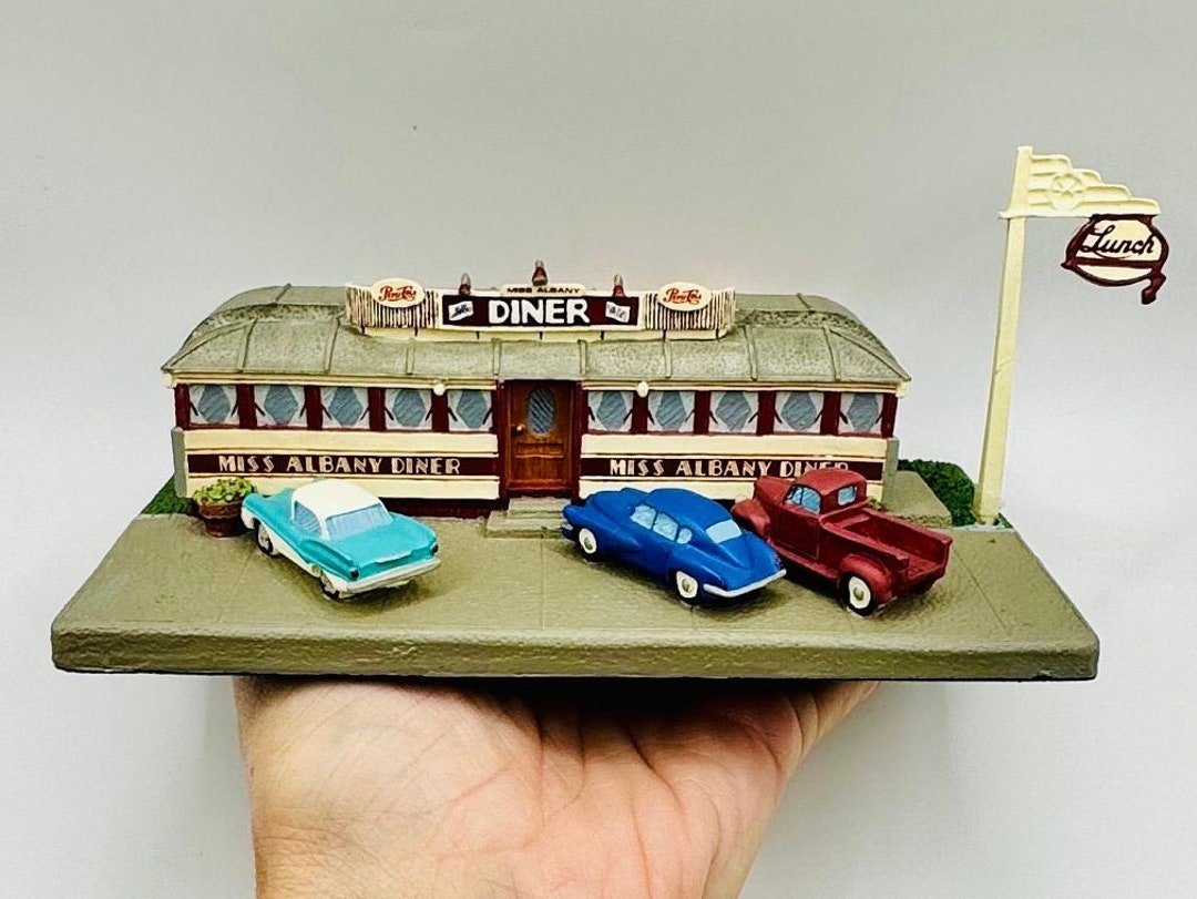 Danbury Mint Miss Albany Diner: Vintage American Diner Miniature - Etsy