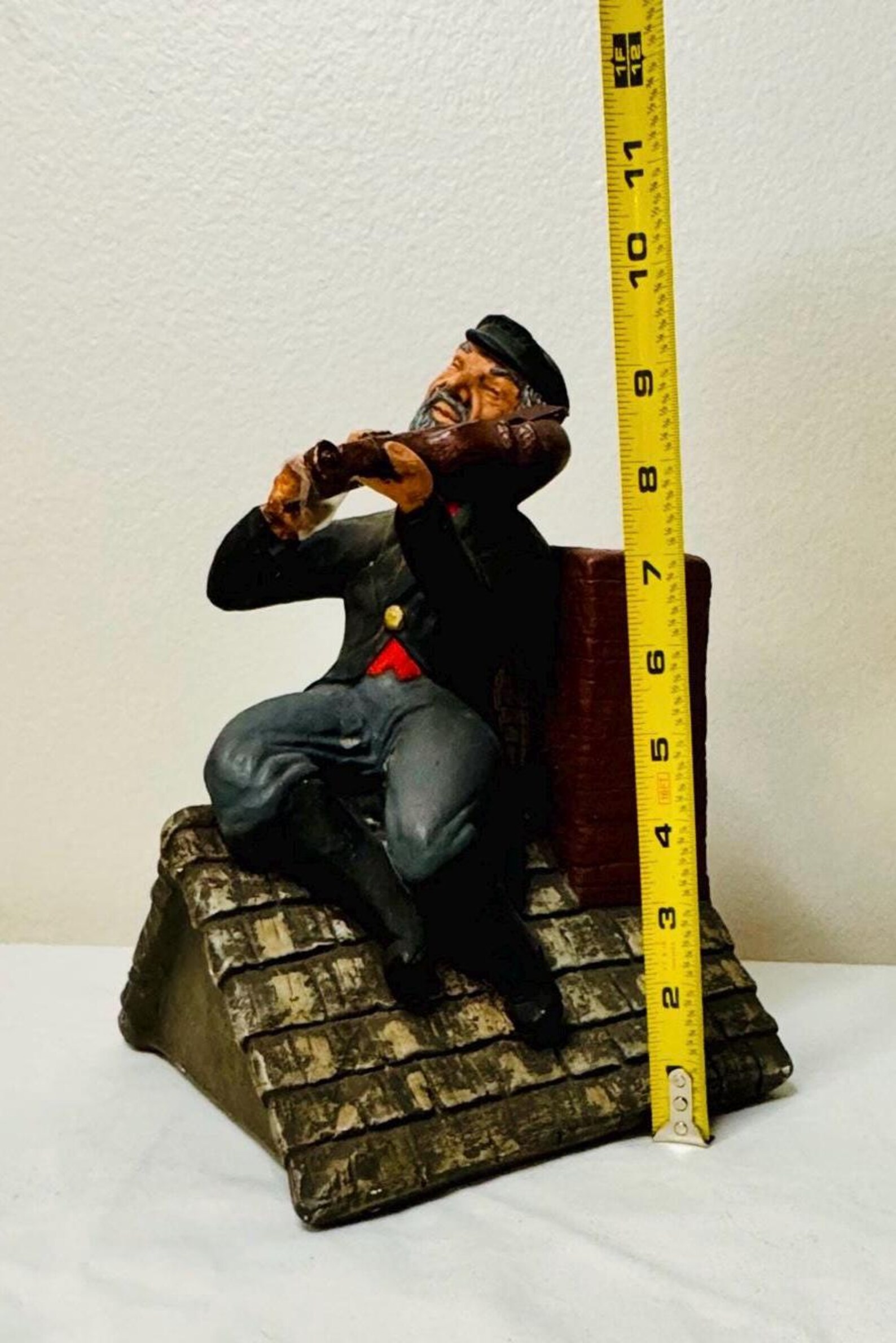 Vintage Rosen Fiddler Figurine – 1976 Hand-painted Folk Art Sculpture ...