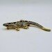 Sparkly Lizard Brooch – Rhinestone Gecko Pin With Black & Clear ...