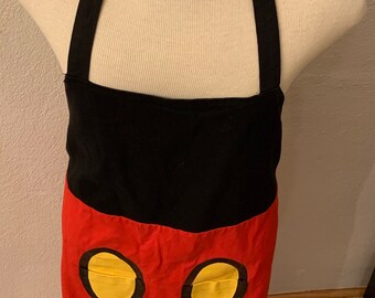 Mickey Mouse Child's Apron. Inspired by Mickey Mouse, Costume, Play ...