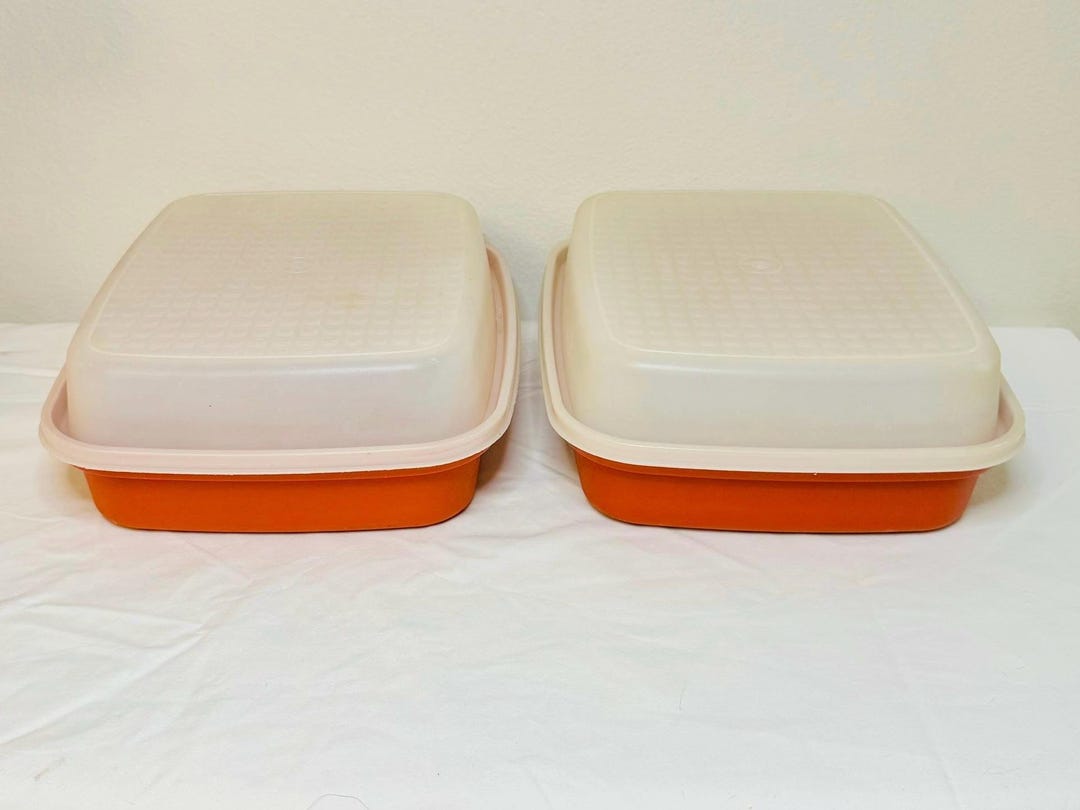 Vintage Large Tupperware Season Serve Marinade Container With Lid ...