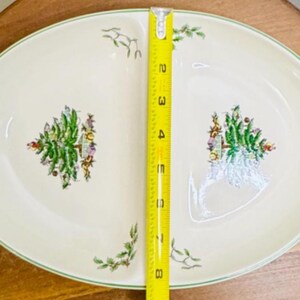 Vintage Spode Christmas Tree Platter: 15" Divided Serving Dish - Etsy