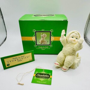 Vintage 2007 Snowbabies “pretty in Pink” Figurine - Rare and Adorable ...