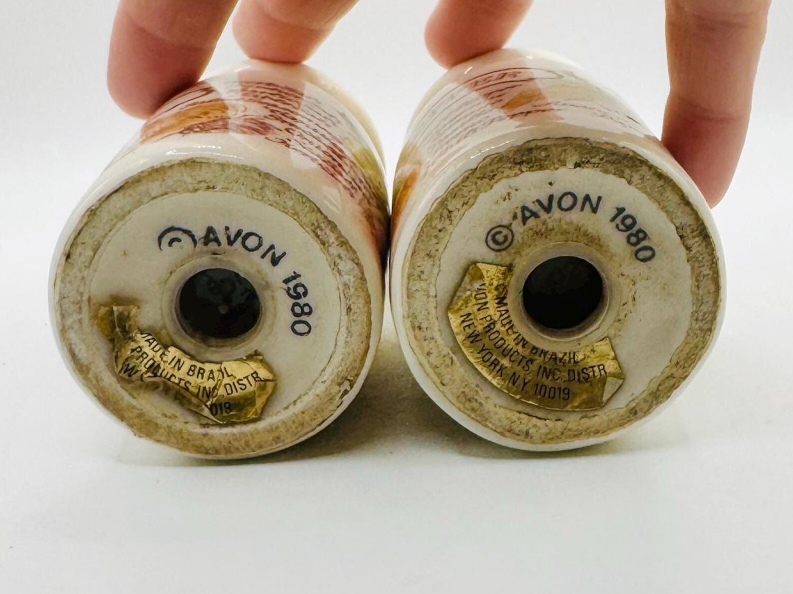 Vintage Avon Ceramic Salt & Pepper Shakers, 1980s Kitchen Decor - Etsy