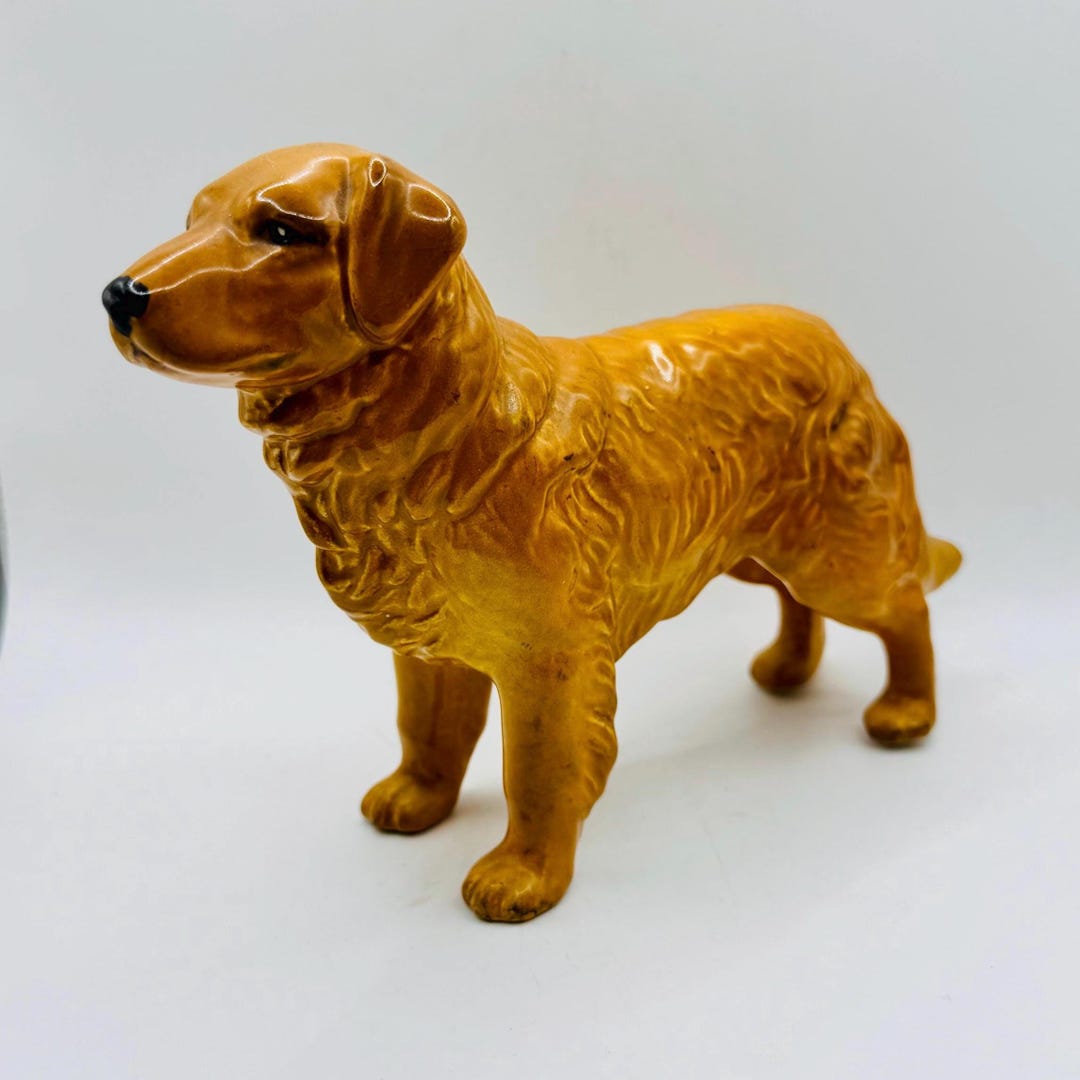 Vintage Sylvac Golden Retriever Dog Figurine #526 | Made in England ...