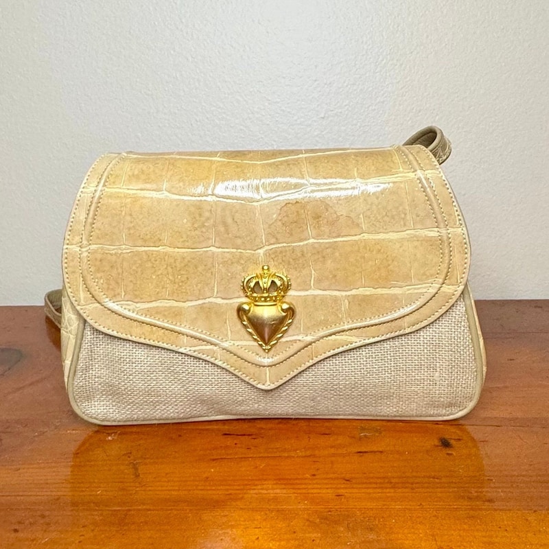 Antique Crocodile Handbag - Etsy