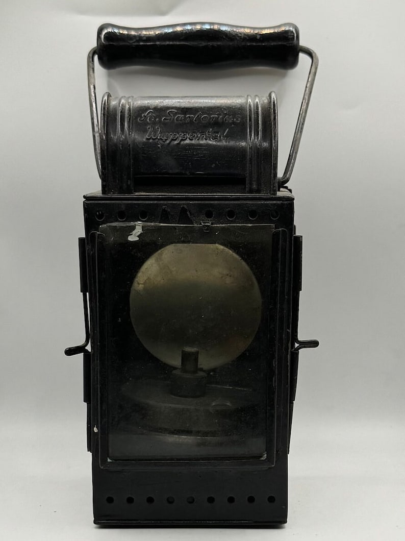 Rare Antique WW2 German Sartorius Wuppertal Railroad Lantern. Excellent ...
