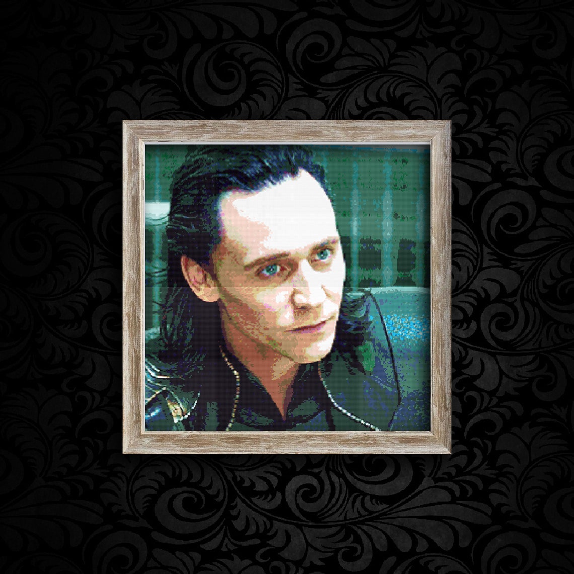 Loki cross stitch pattern. | Etsy