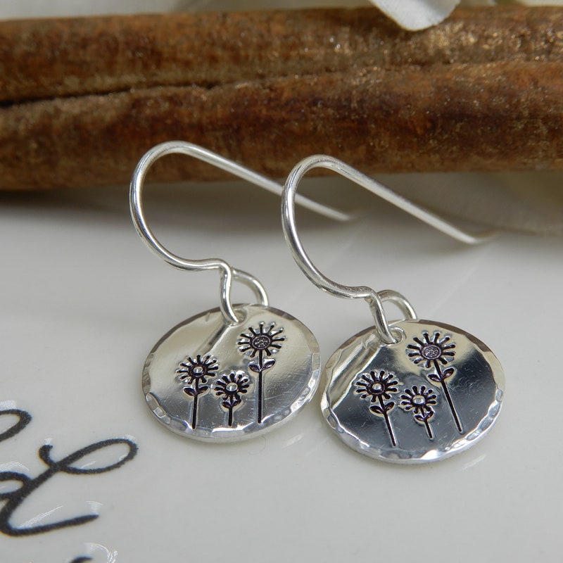 Stamped Earrings - Etsy