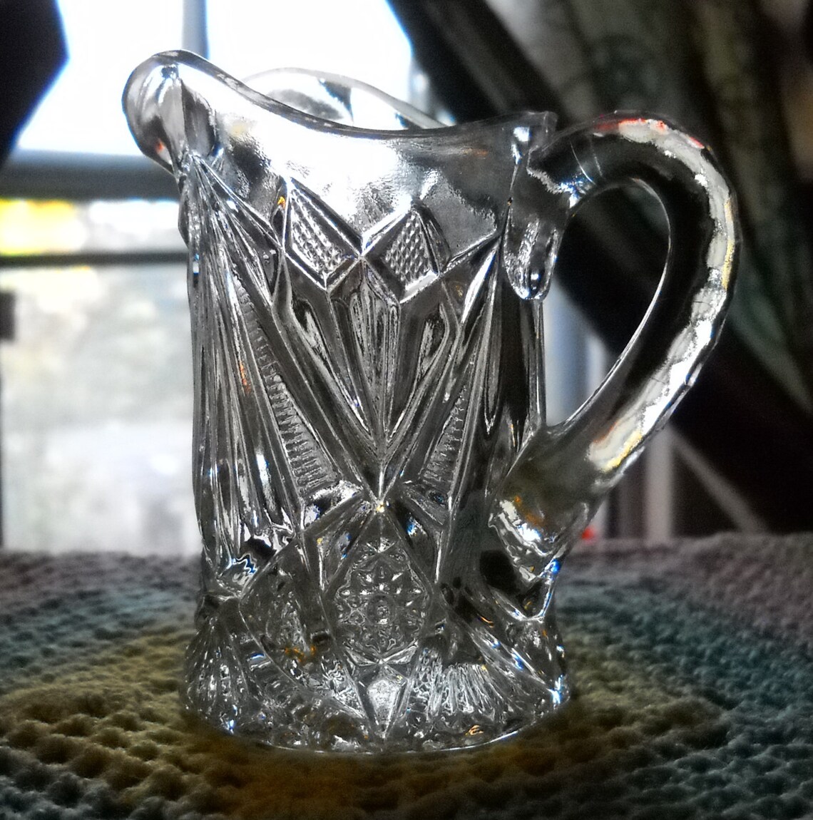 Co-operative Flint Glass Co. Rex OMN Childs Pitcher - Etsy