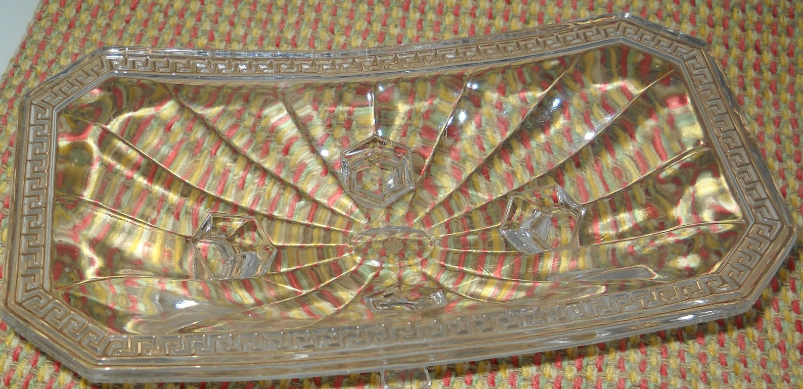 US Glass 15144 Sheraton Rectangular Pickle Relish Dish - Etsy