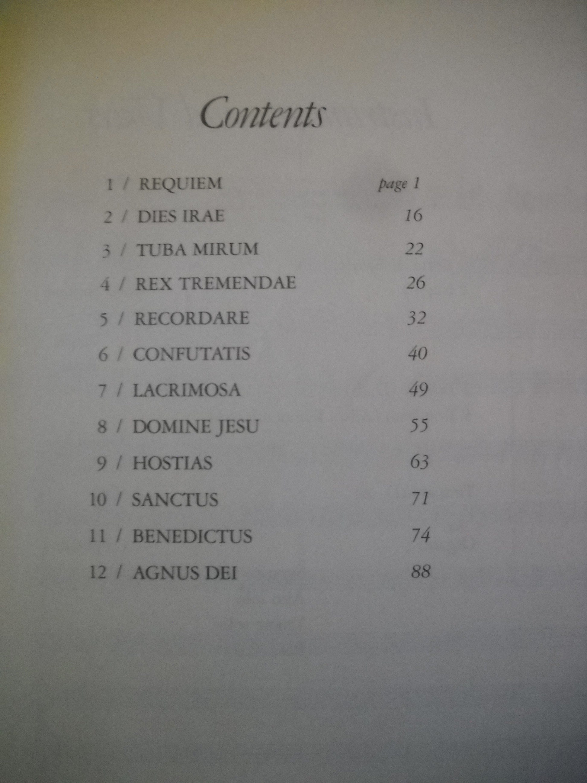 Wolfgang Amadeus Mozart Requiem in Full Score Sheet Music - Etsy