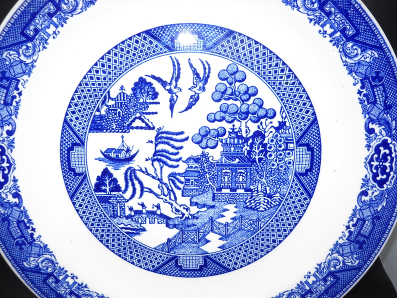 Willow Ware by Royal China C 53 Blue Willow 12 Inch Serving Platter ...