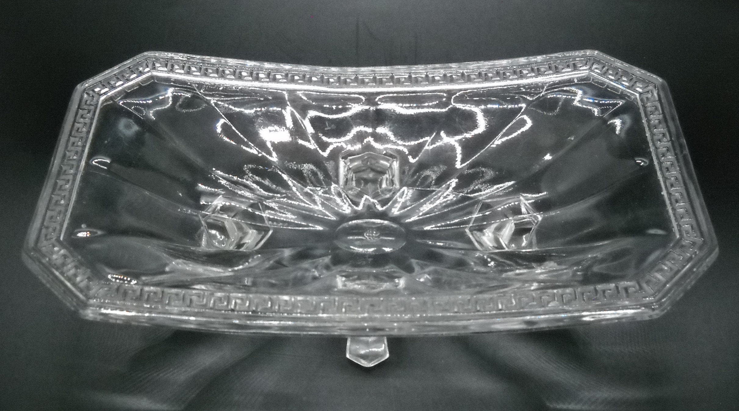US Glass 15144 Sheraton Rectangular Pickle Relish Dish - Etsy