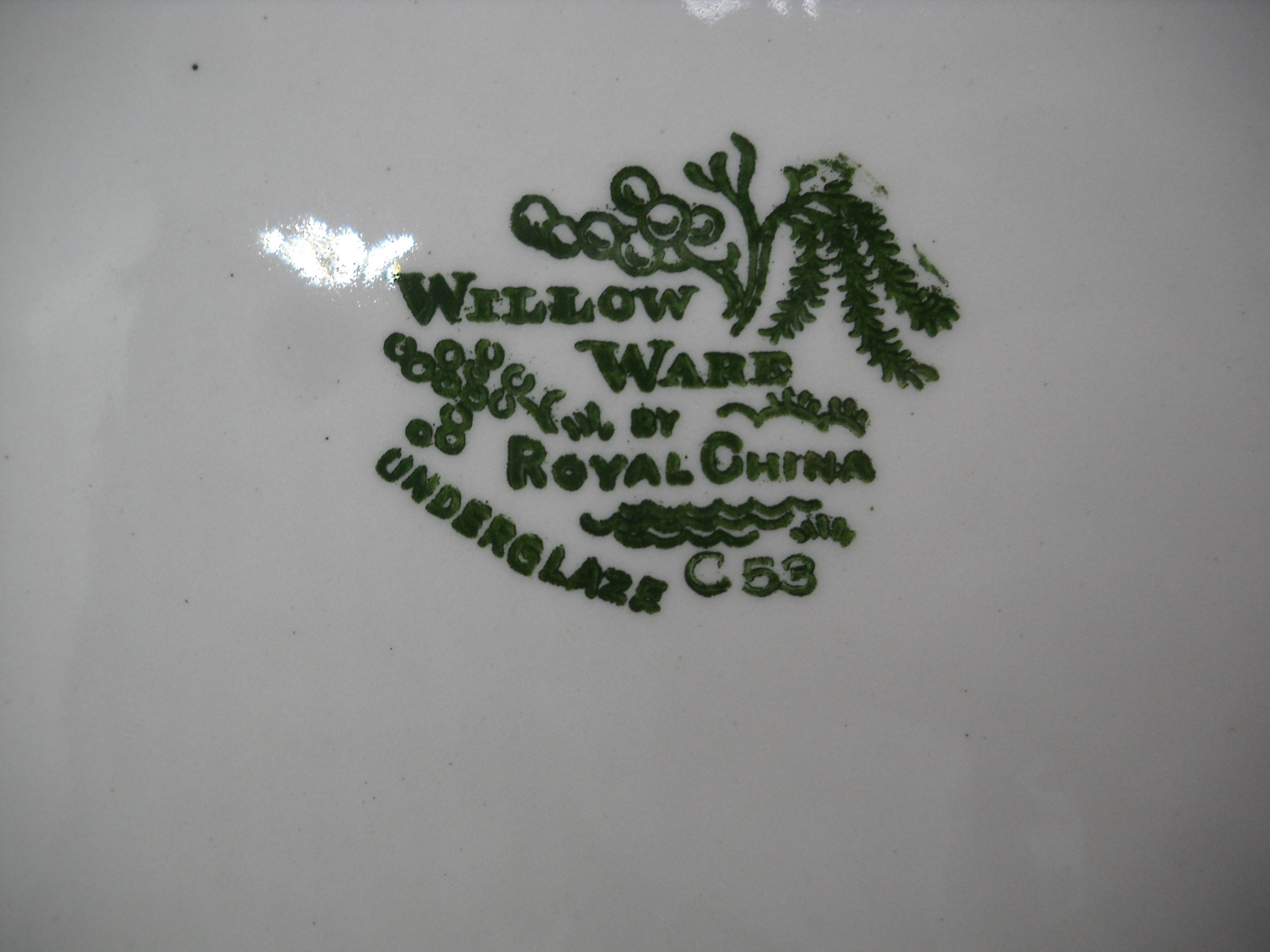 Willow Ware by Royal China C 53 Blue Willow 12 Inch Serving Platter ...