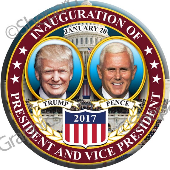 Items similar to Donald TRUMP Mike PENCE Presidential INAUGURATION ...