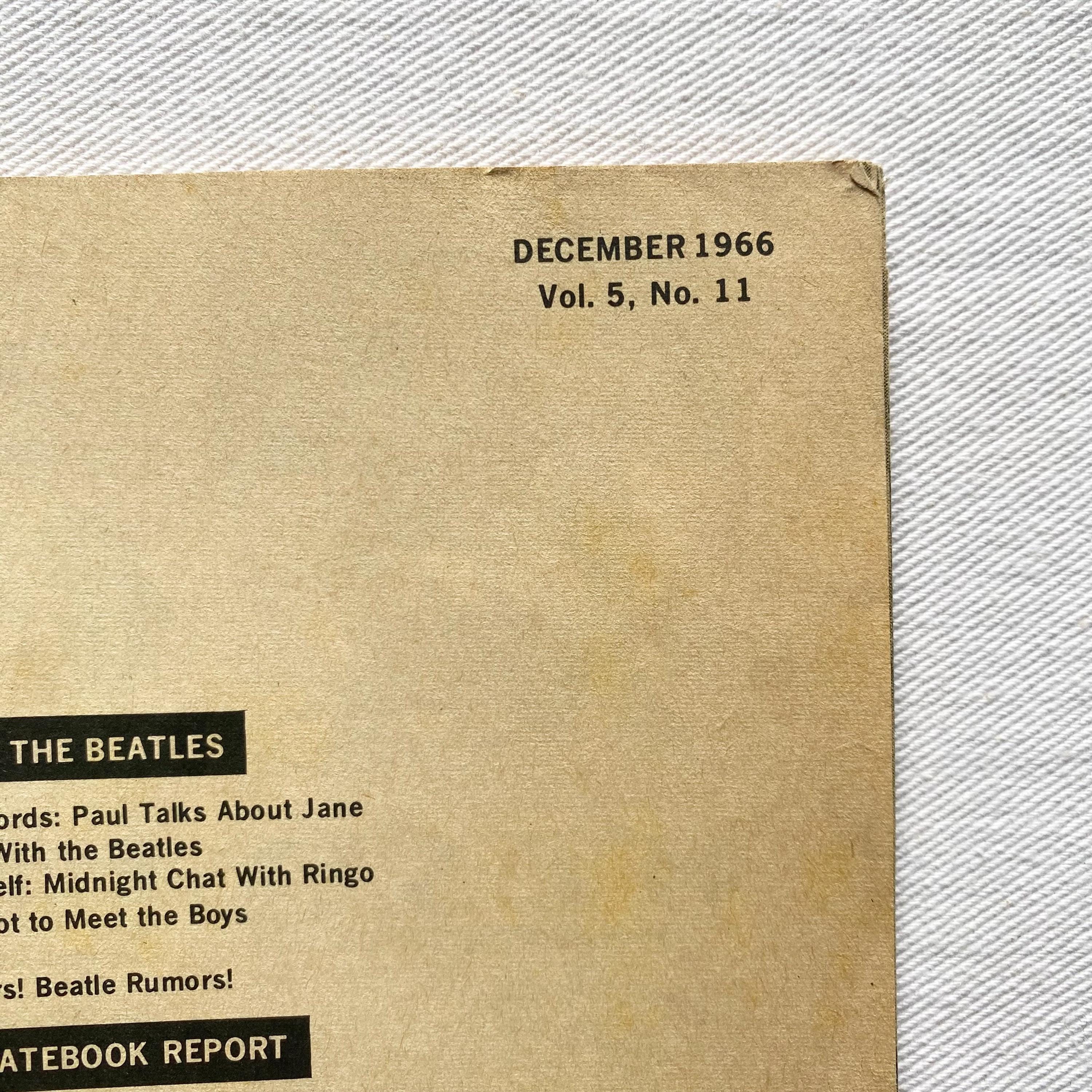 Vintage Beatles Paper Ephemera Lot · 1960s Fan Collection · 3 Magazines ...