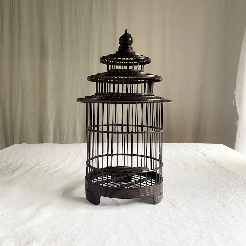 Asian Carved Bamboo Decor - Etsy