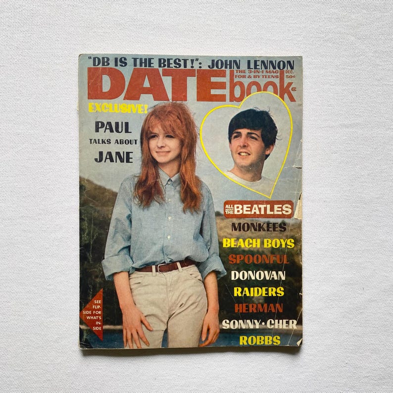 Vintage Beatles Paper Ephemera Lot · 1960s Fan Collection · 3 Magazines ...