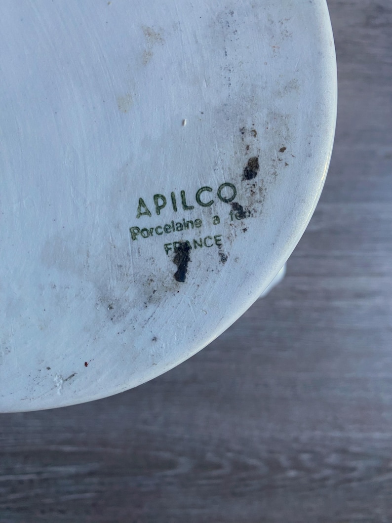 Vintage Apilco Porcelain Classic Whiteware Covered Terrine or Casserole Dish Made in France - Etsy