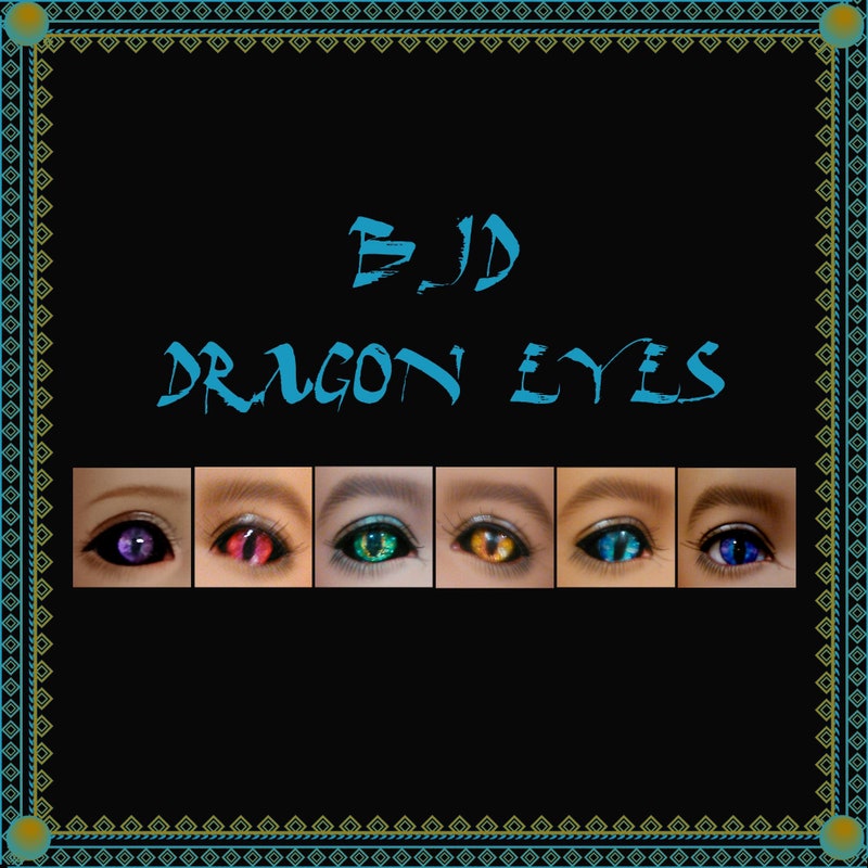 Black Bjd 1/6 Eyes - Etsy