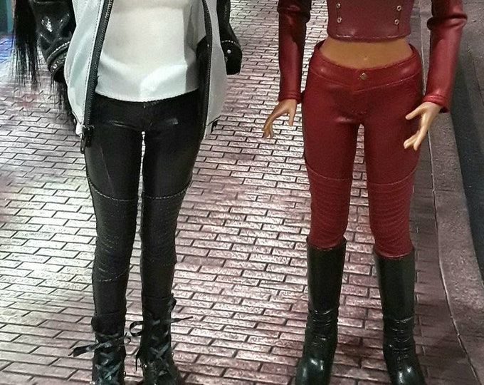 Sd_charcoal Brown Leather Pants - Etsy