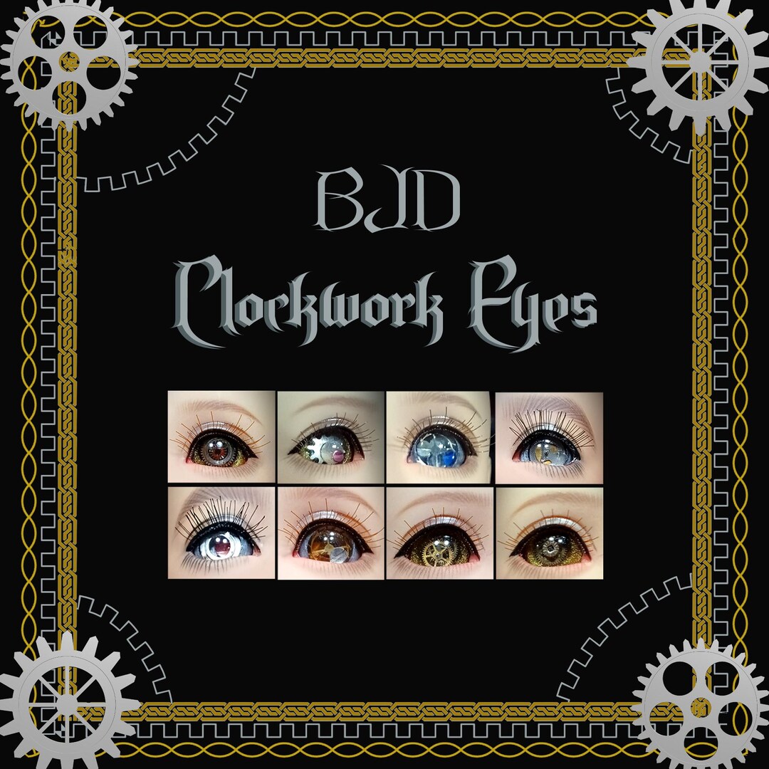 Bjd Clockwork Eyes- Handmade Fantasy Eye for Ball-jointed Dolls- 12mm ...