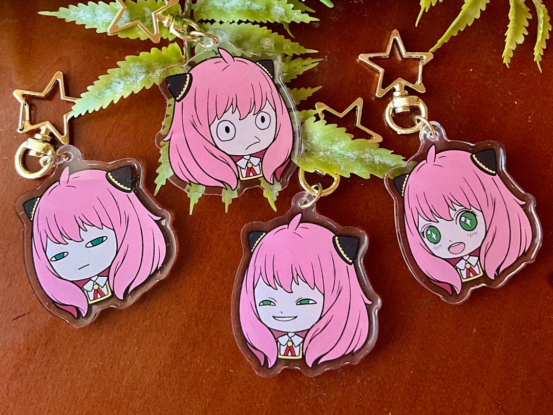 Anya 2 Charms Spy X Family Double-sided - Etsy