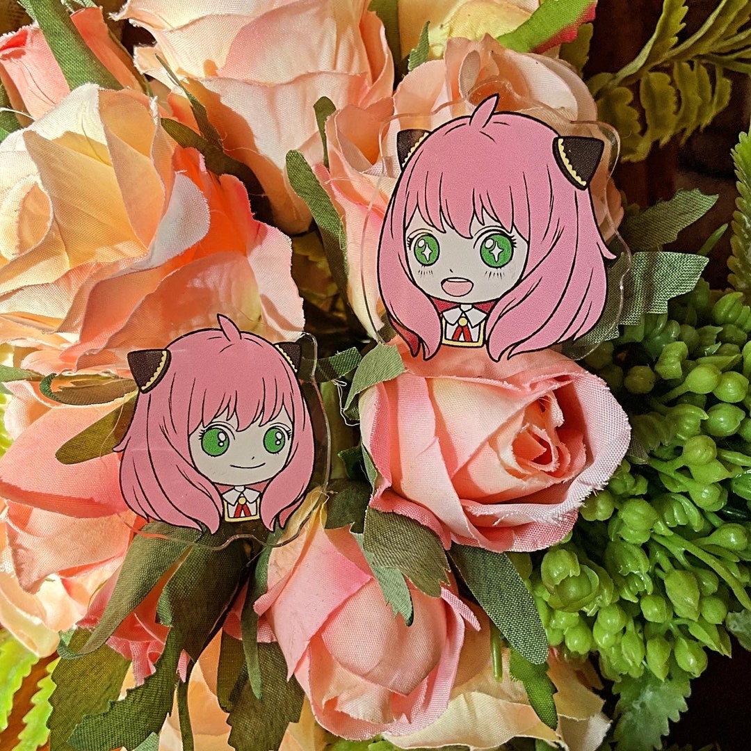 Anya 1.5 Acrylic Pin Spy X Family Anya Forger Loid - Etsy
