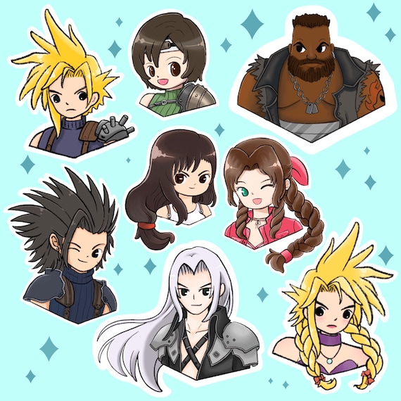 Cloud And Tifa Chibi