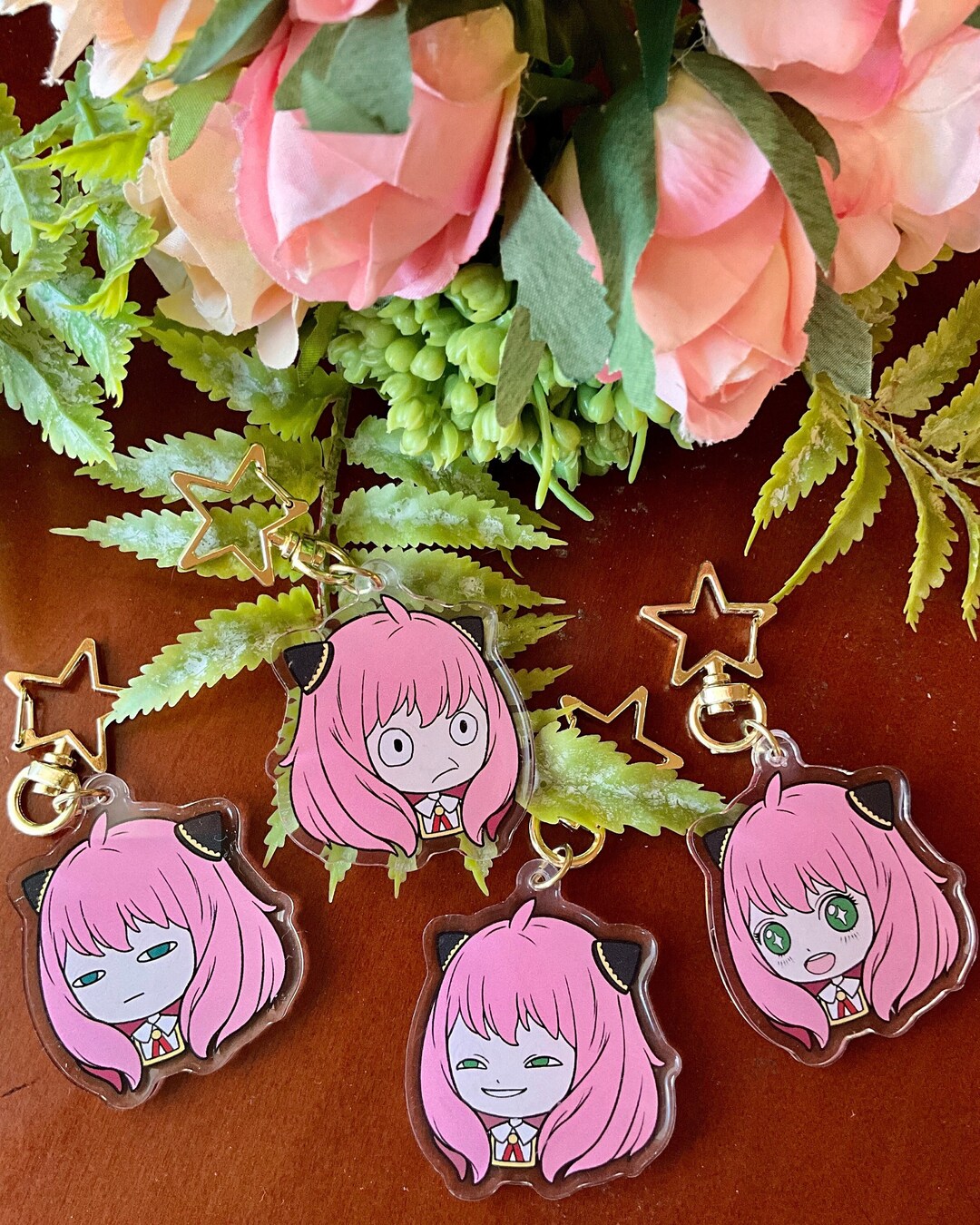 Anya 2" Charms | Spyfamily | Double-sided, Expressions, Funny, Loid ...