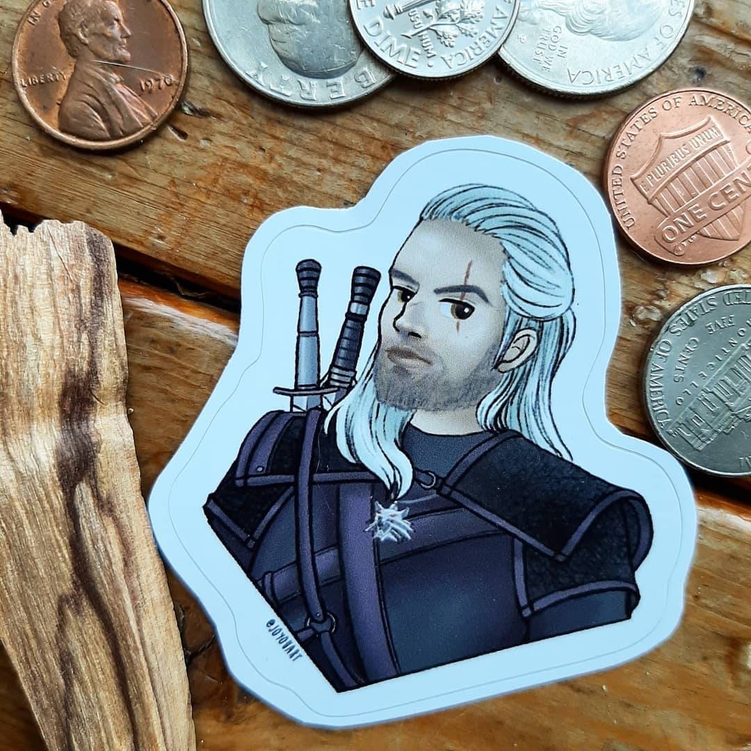 Witcher Stickers | Etsy