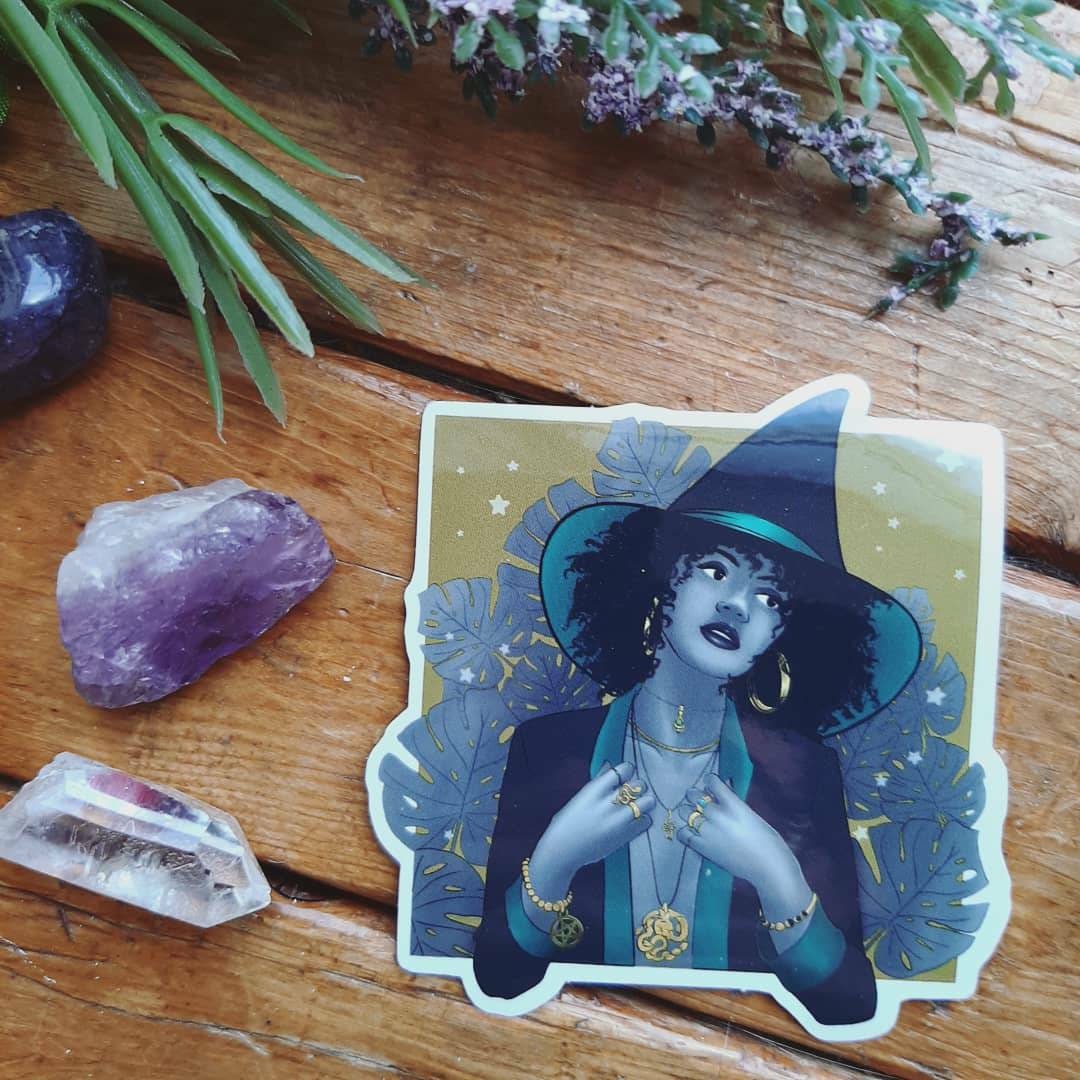 Serpent Charm Sticker | Witch, Witchy, Aesthetic, Magical, Magic, Wicca ...