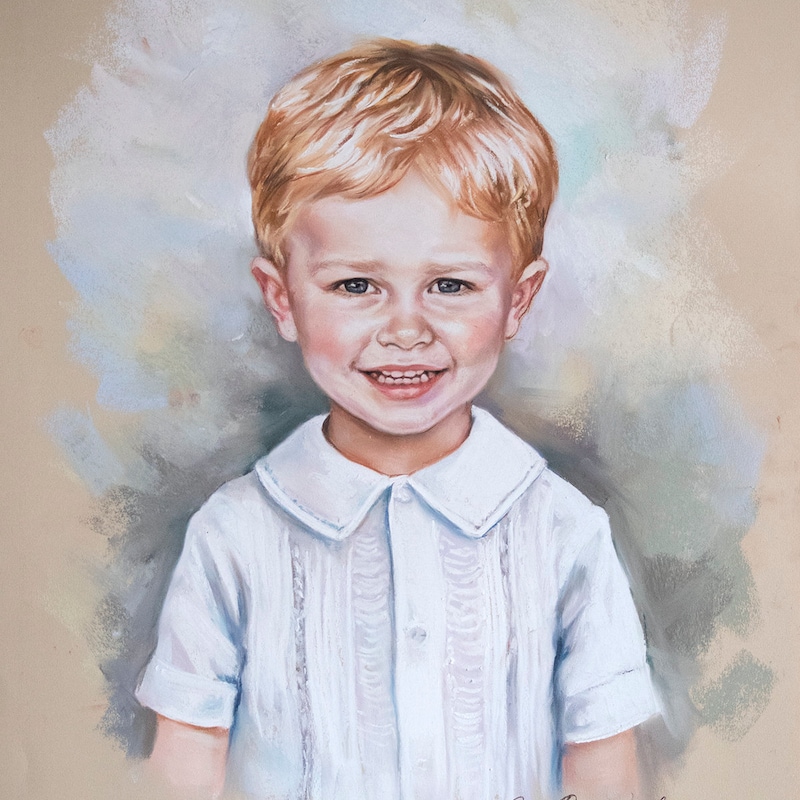 Pastel Portrait - Etsy