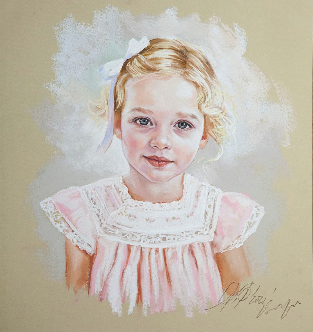 Custom Pastel Portrait, From Photography. Pastel Portraits. - Etsy