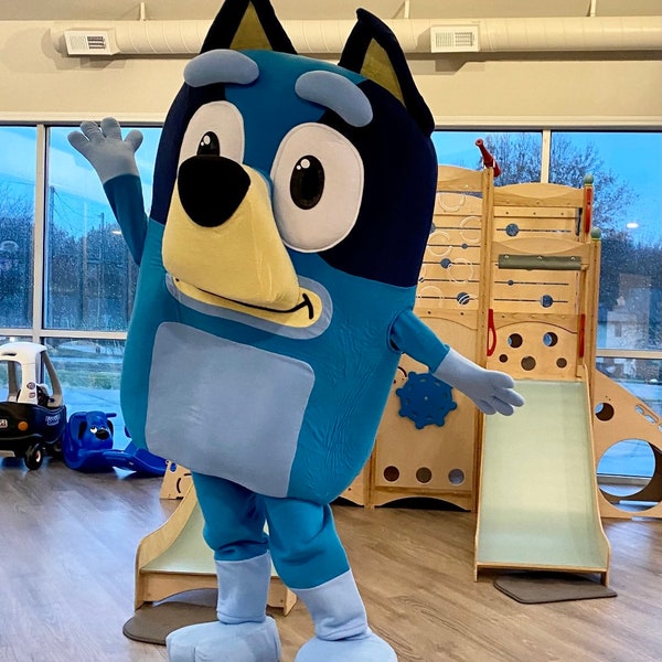 Bluey Mascot Costume Rental at Caitlyn Lavater blog
