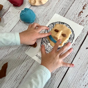 Ancient Greek GREECE Philosophers PLATO (play-dough) Mats W/color Info ...