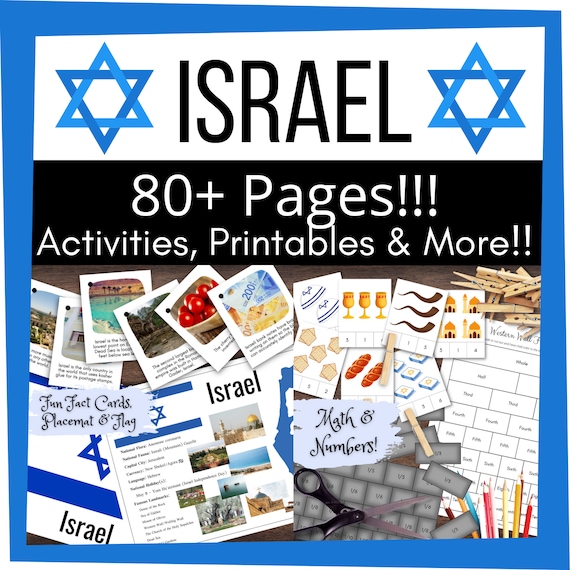 Montessori Inspired ISRAEL Unit Study Jewish Feasts - Etsy